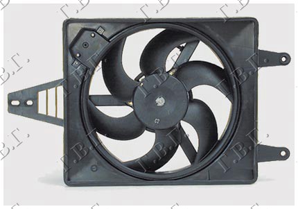 VENTILATOR KOMPLET (1.6-1.8-2.0 BENZIN) -A/C ALFA ROMEO 156 (2003-2005) (OEM: 60628041)