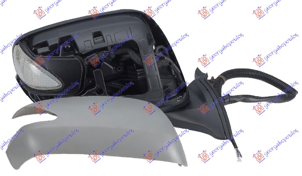 RETROV. ELEKT PREKL. (SA MIGAV) (A KVAL) Desna str. HONDA JAZZ (2008-2011) (OEM: 76208TF0G21)