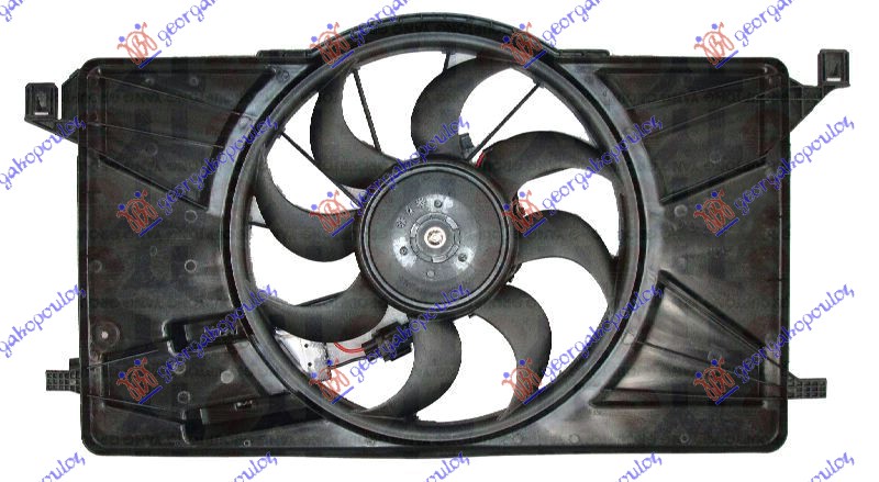 VENTILATOR 1.6 BENZIN (390mm) (2PIN) FORD FOCUS C-MAX (2010-2014) (OEM: 1690949, 1740023, 8V61-8C607FC)