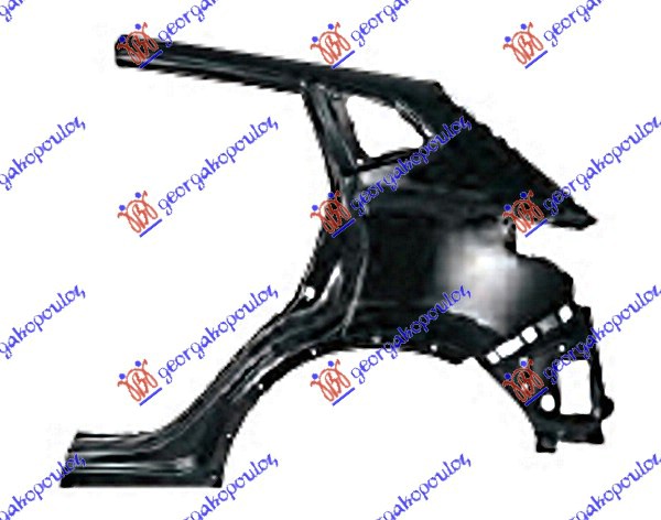 ZADNJI BLATOBRAN Leva str. NISSAN QASHQAI (2013-2017) (OEM: G8113-HV0MB, G8113HV0MB)