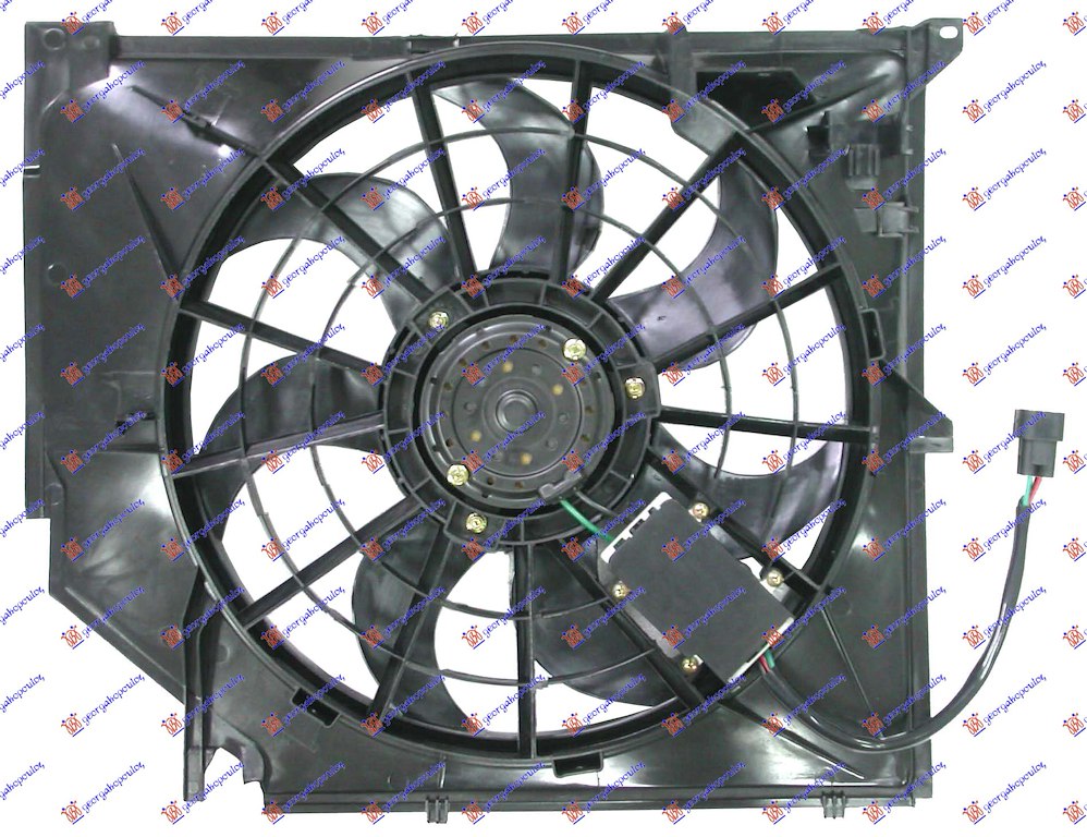 VENTILATOR KOMPLET BENZIN SA AUTOMATSKIM PREKIDACEM BMW SERIES 3 (E46) SDN (2002-2005) (OEM: 17111436260, 17111437713, 17111438577)