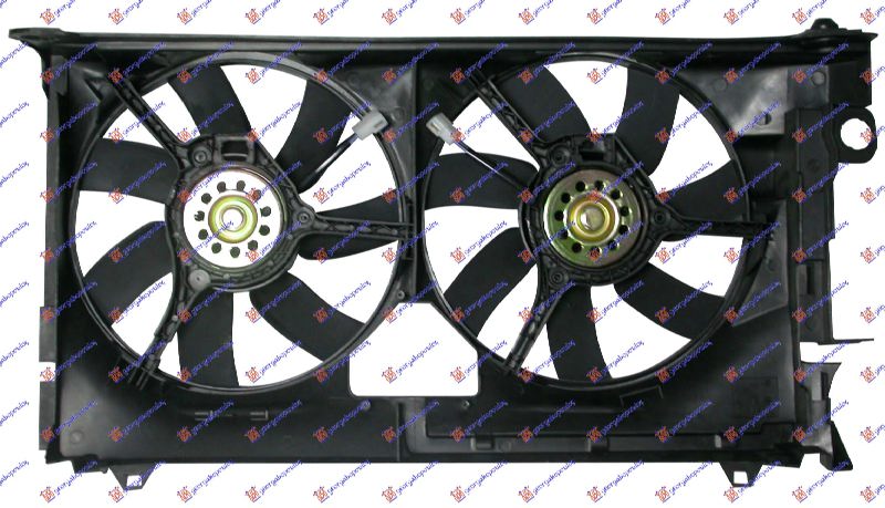 VENTILATOR KOMPLET DUPLI BENZIN – DIZEL CITROEN ZX (1991-1993) (OEM: 1308.J4, 1308J4)