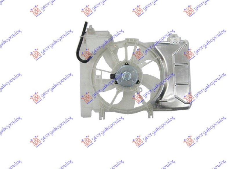 VENTILATOR KOMPLET 1.0i 12v (JAPAN) TOYOTA YARIS (2011-2014) (OEM: 16361-0Q030, 163610Q030, 16363-0D090)
