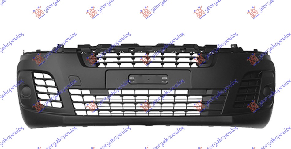 PREDNJI BRANIK CRNI (BEZ MAGLENKE) FIAT SCUDO (2022-) (OEM: 1615649280)