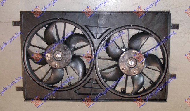 VENTILATOR KOMPLET BENZIN – DIZEL DUPLI DODGE CALIBER (2007-) (OEM: 5159099AA, 68002661AA, 68004051AA)