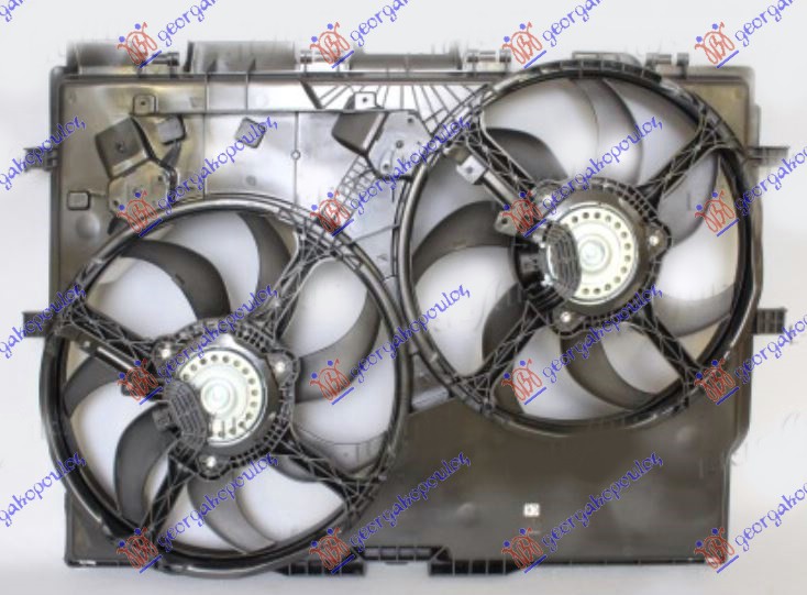 VENTILATOR KOMPLET 2.2-2.3-3.0 HDi-JTD(+AC) FIAT DUCATO (2006-2014) (OEM: 1358012080)