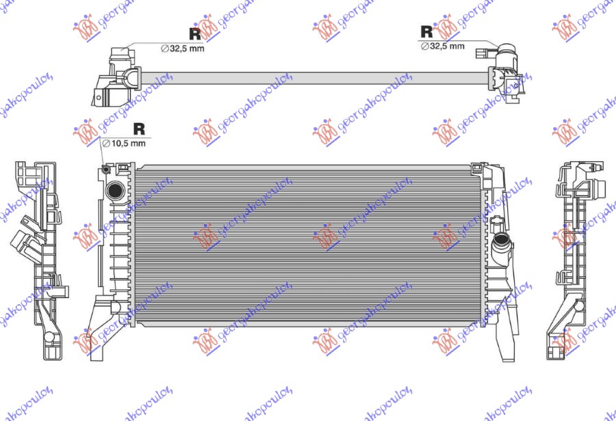 HLAD. MOTORA 1.5-2.0 DIZEL MAN (680×299) BMW X1 (F48) (2015-2019) (OEM: 17118586321)