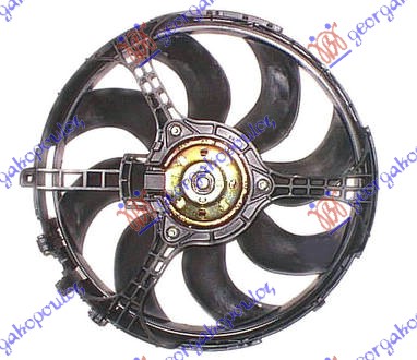 VENTILATOR BENZIN-DIZEL +A/C (400cm) FIAT STILO (2001-2006) (OEM: 46723520, 46849284, 51729495)