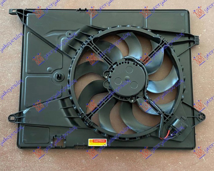 VENTILATOR KOMPLET 1.4i 16V TURBO (400mm)4P CHEVROLET TRAX (2013-) (OEM: 95353143, 95392642)