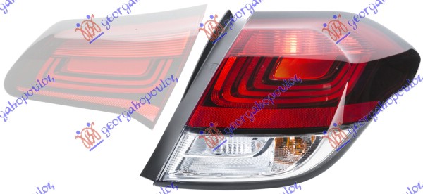 STOP LAMPA SPOLJASNJA 15- (HELLA) Desna str. CITROEN C4 (2011-2020) (OEM: 9808624380)