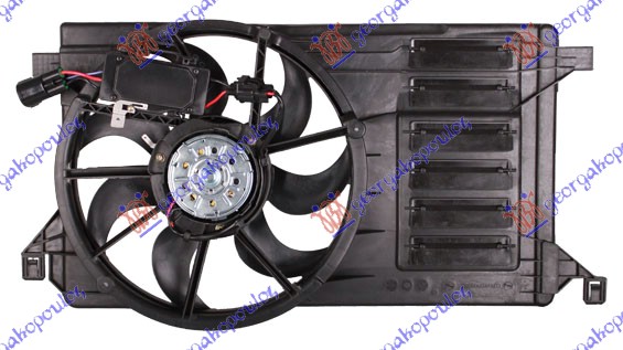 VENTILATOR KOMPLET 1.6 – 2.0i 16V (JEDAN) MAZDA 3 SDN-H/B (BL) (2008-2013) (OEM: LF8B-15-025B, LF8B15025B)