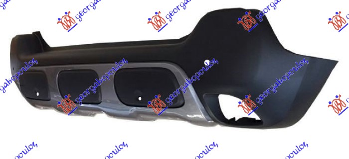 ZADNJI BRANIK DONJI CRNI SIVA LAJSNA PDS CITROEN C3 AIR CROSS (2017-2021) (OEM: 1632539780)