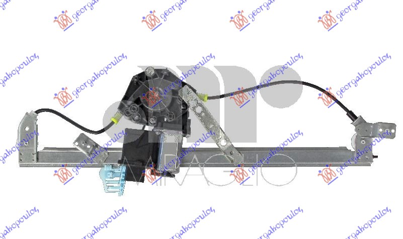 PODIZAC PREDNJEG PROZORA ELEKTRO SA MOTOROM Desna str. RENAULT SCENIC (2003-2009) (OEM: 8200478611, 8201010936)