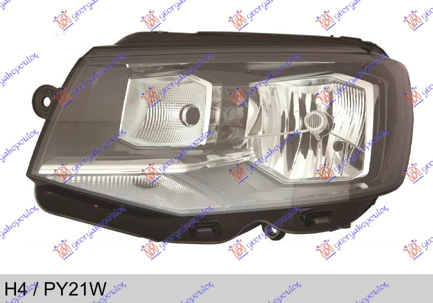FAR ELEKTRICNI (H4) (DEPO) Leva str. VW TRANSPORTER (T6) (2015-2019) (OEM: 7E1941015AD, 7E1941015L)