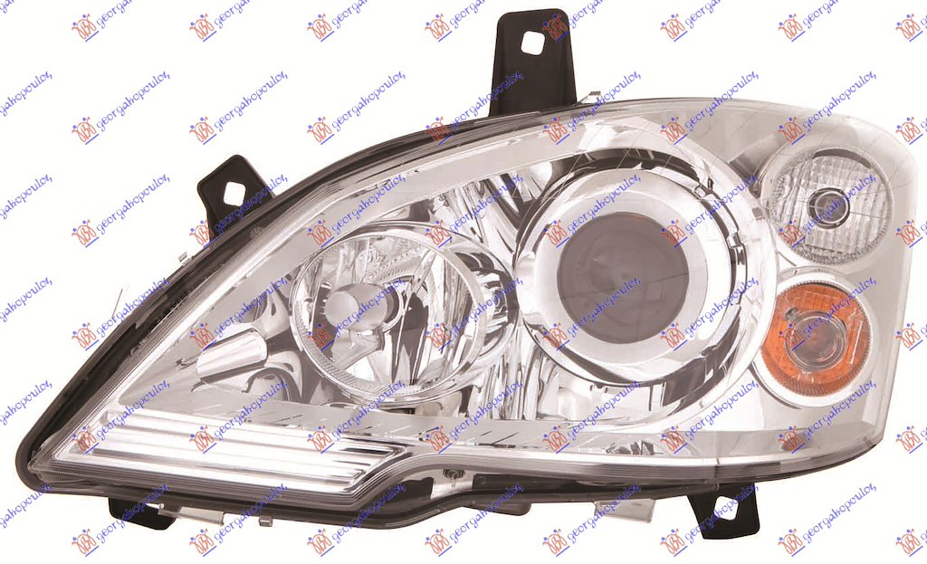 FAR BI-XENON AFS (DEPO) Leva str. MERCEDES VITO (W639) & VIANO (2010-2015) (OEM: A6398202361)