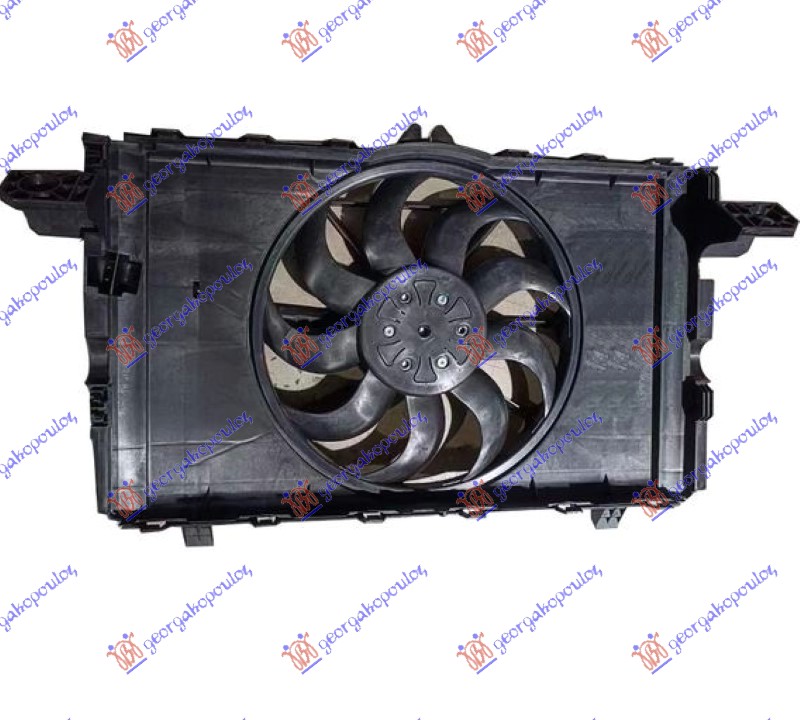 VENTILATOR KOMPLET TESLA MODEL Y (2020-) (OEM: 149399500B, 149417900A)