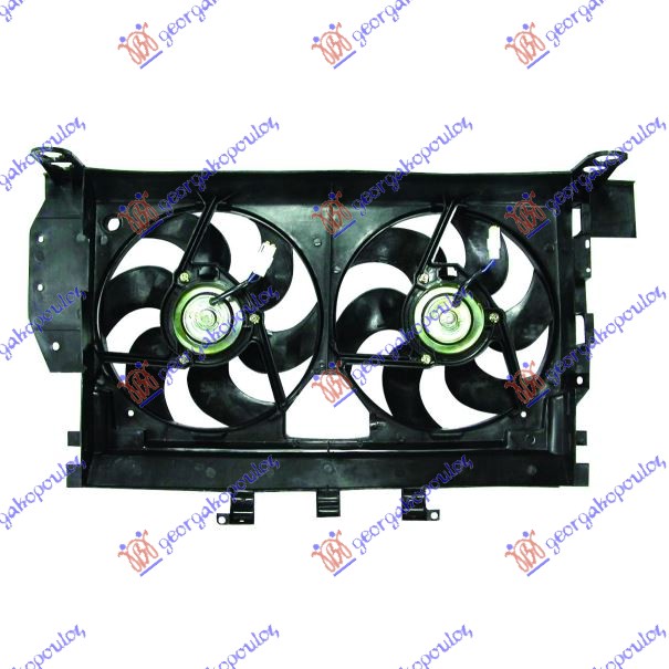 VENTILATOR KOMPLET DUPLI +A/C BENZIN – DIZEL CITROEN XANTIA (1993-2001) (OEM: 95668980)