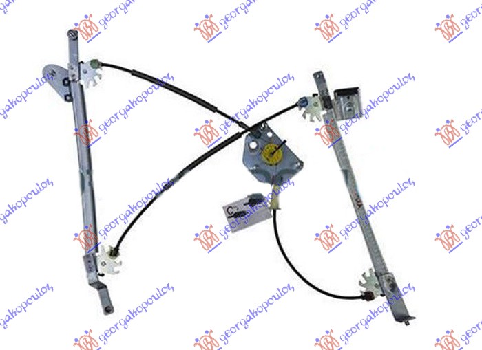 PODIZAC PREDNJEG PROZORA PROZORA ELEKTRICNI (BEZ MOTORA ) A KV Leva str. VW PASSAT CC (2008-2012) (OEM: 3C1837461H, 3C8837461F, 3C8837461G)