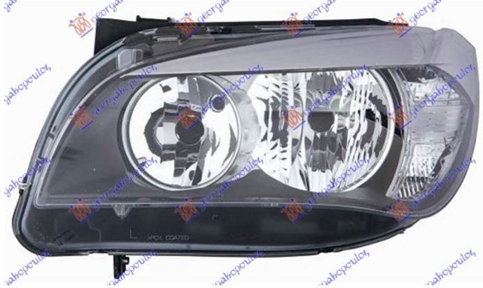 FAR ELEKTRICNI CRNI (H7/H7) (TYC) Leva str. BMW X1 (E84) (2013-2015) (OEM: 63117290233)