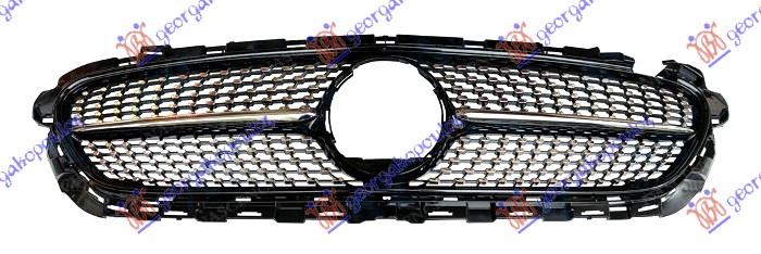 PVC MASKA (AMG-LINE) MERCEDES E CLASS (W213) (2020-) (OEM: 2138889400, A2138889400)