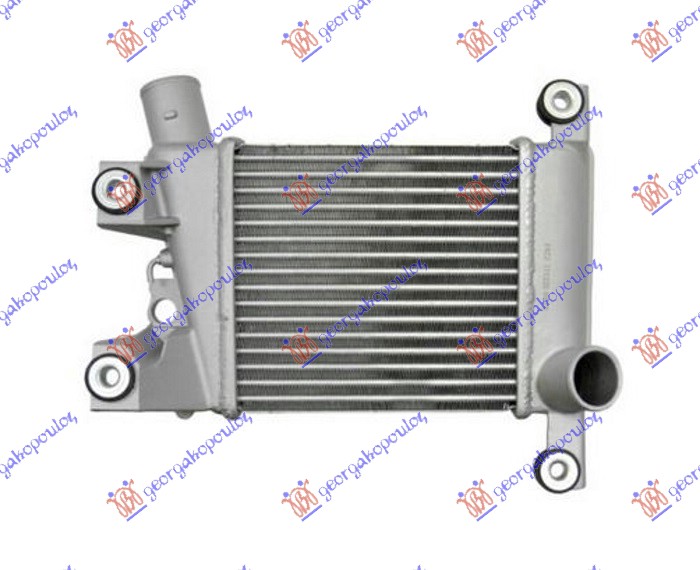 HLADNJAK INTERCOOLER 2.5TD(225x215x62)(CEO ALUMIN.) NISSAN P/U (D22) 2WD-4WD (1998-2001) (OEM: 14461VK500, 14461VK505)