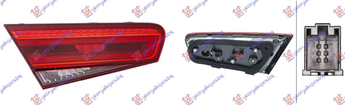 STOP LAMPA SPOLJNA LED DYNAMIC (HELLA) Leva str. AUDI A3 3D/SPORTBACK (2016-2020) (OEM: 8V3 945 093 E, 8V3945093E)