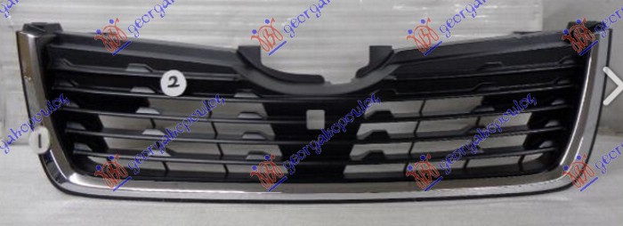 PVC MASKA DONJA MAT CRNA SA HROM LAJSNOM SUBARU FORESTER (2019-2022) (OEM: 91121-SJ110, 91121SJ110)