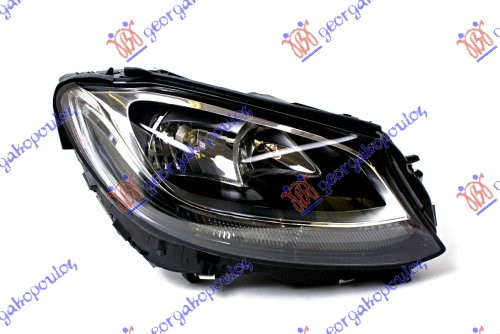 FAR ELEKTRICNI (H7/H7) SA LED DNEVNIM SVETLOM (DEPO) Desna str. MERCEDES C CLASS (W205) COUPE/CABRIO (2015-2018) (OEM: 2059066502, A2058200261, A2059066502)