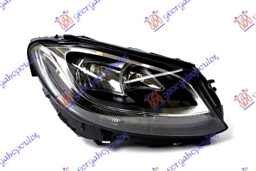 FAR ELEKTRICNI (H7/H7) SA LED DNEVNIM SVETLOM (DEPO) Desna str. MERCEDES C CLASS (W205) SDN/S.W. (2014-2018) (OEM: 2059066502, A2058200261, A2059066502)