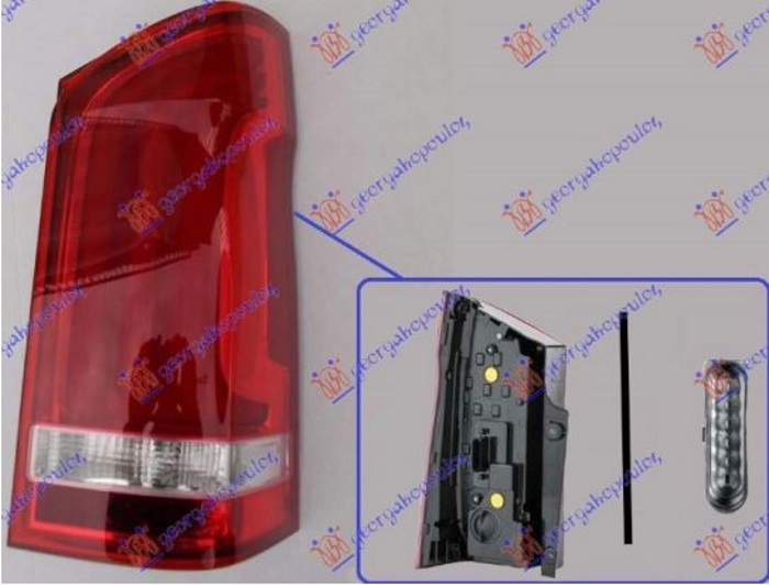 STOP LAMPA (1 VRATA) Desna str. MERCEDES V (W447) (2015-2020) (OEM: A4478200664)