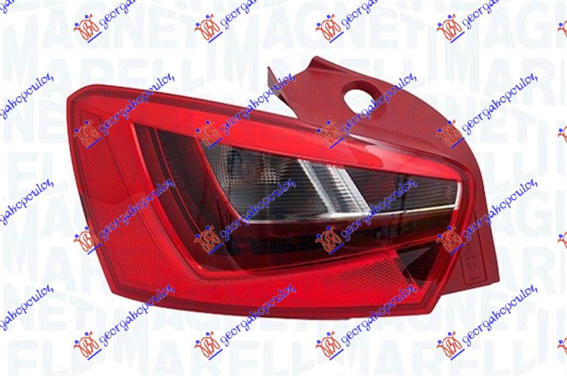 STOP LAMPA 5 VRATA LED (MARELLI) Leva str. SEAT IBIZA (2015-2017) (OEM: 6J4945095J, 6J4945111G)