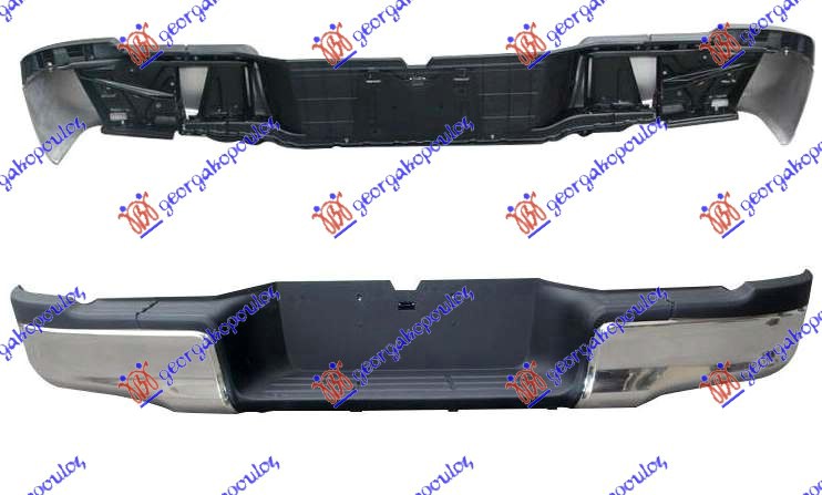 ZADNJI BRANIK HROM KOMPLET TOYOTA HI-LUX 2WD/4WD (2015-2020) (OEM: AC-458-001, AC458001, PC176-0K001)