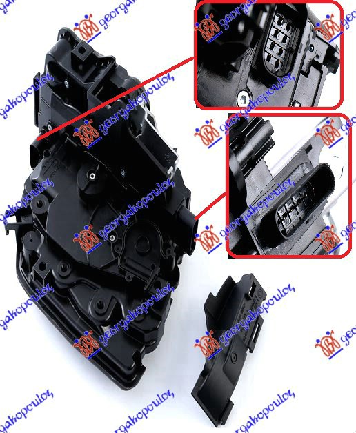 BRAVA PREDNJIH VRATA ELEKTRICNA MEKO ZATVARANJE ALARM 6+4P Desna str. BMW X5 (F15) (2013-2018) (OEM: 51217281952)