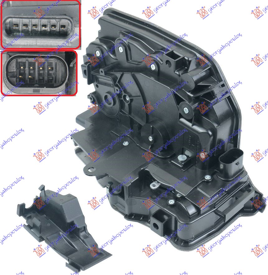 BRAVA PREDNJIH VRATA ELEKTRICNA (MEKO ZATVARANJE) 6+4P Desna str. BMW X6 (F16) (2014-2019) (OEM: 51217281945, 51217281948)