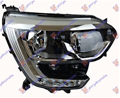FAR ELEKTRICNI (H7/H7) HROM LED DNEVNO SVETLO (TYC) Desna str. RENAULT MEGANE SDN (2016-) (OEM: 260100605R, 260106827R)