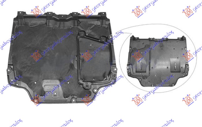 ZASTITA MOTORA PLASTICNA LEXUS UX (2019-) (OEM: 51410-76070, 5141076070)