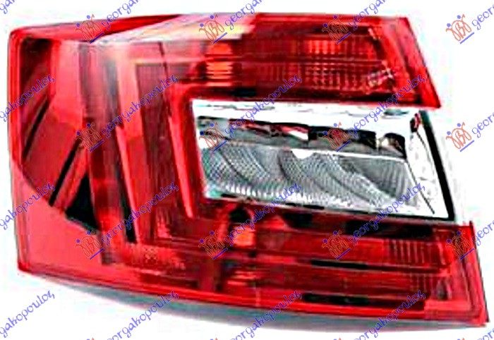 STOP LAMPA LED (HELLA) Leva str. SKODA OCTAVIA 6 (2017-2020) (OEM: 5E5945095B, 5E5945111B)