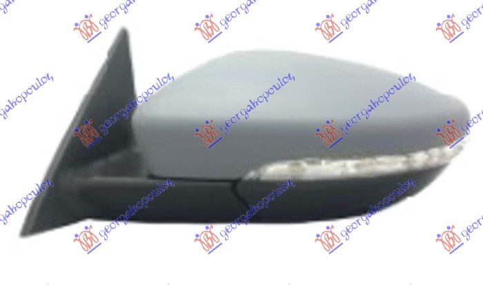 RETROVIZOR ELEKTRICNI PM PREKLAPAJUCI MIGAVAC MRTAV UGAO Leva str. VW NEW BEETLE (2011-2016) (OEM: 5C5857507S9B9)