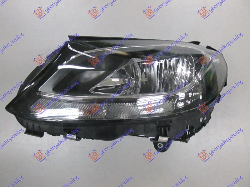 FAR ELEKTRICNI (H7/H7) SA LED DNEVNIM SVETLOM (TYC) Leva str. MERCEDES C CLASS (W205) SDN/S.W. (2014-2018) (OEM: A2058200161, A2059066402)