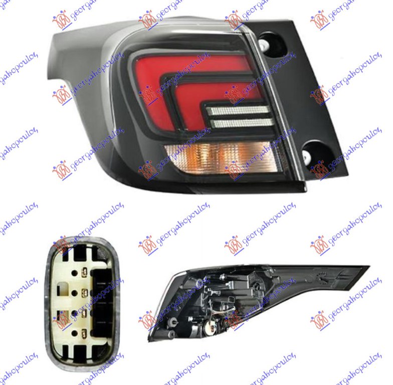 STOP LAMPA SPOLAJSNJA CELA LED (HELLA) Leva str. OPEL CROSSLAND (2020-) (OEM: 39235957)