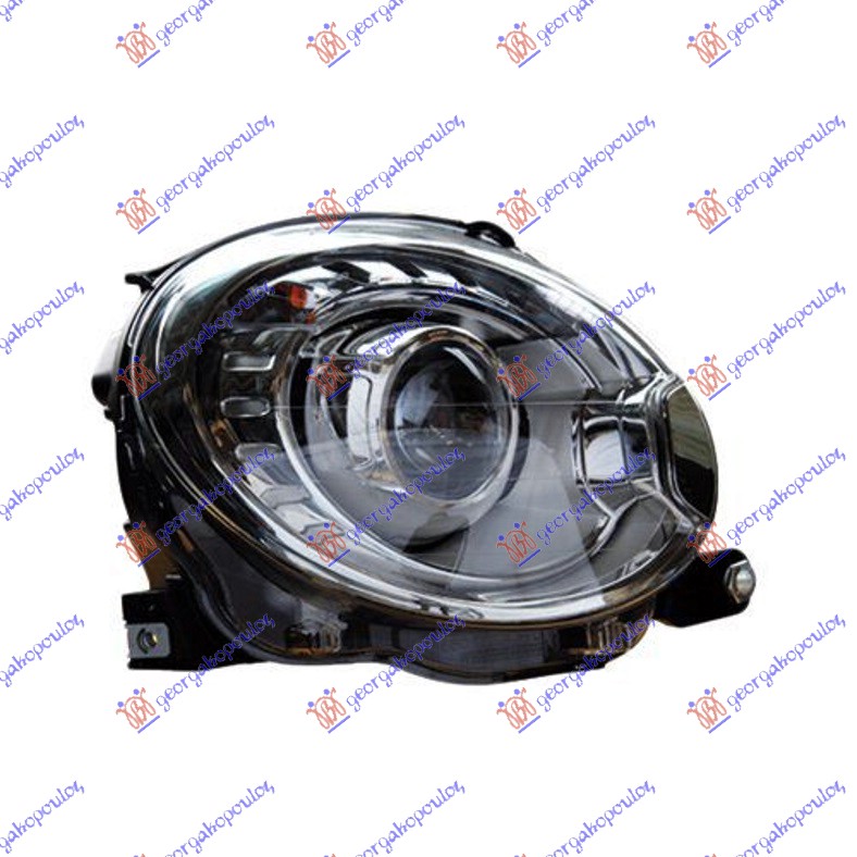 FAR Bi-XENON (DEPO) Desna str. FIAT 500 (2007-2015) (OEM: 51844936)