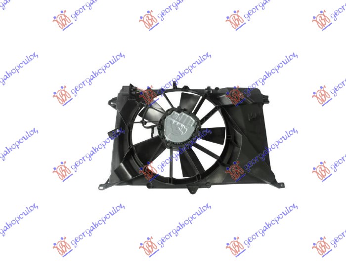 VENTILATOR 1.4 BENZIN 1.6 DIZEL JEEP COMPASS (2016-2022) (OEM: 68249185AA, 68249185AB, 68249185AC)