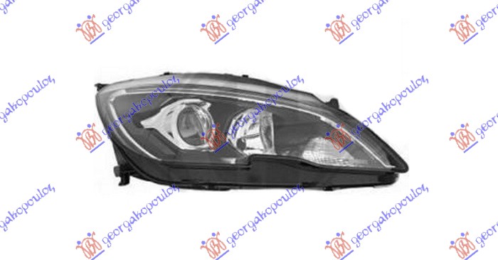 FAR ELEKTRICNI SA LED DNEVNIM SVETLOM (DEPO) Desna str. PEUGEOT 308 (2017-2021) (OEM: 1628555380, 9816990580)