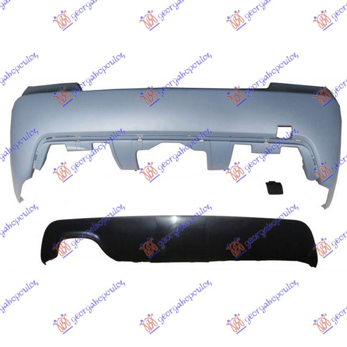 ZADNJEG BRANIKA (M – TECH) 1 R. ZA AUSPOLJASNJA 2 CEVI BMW SERIES 5 (E60/61) (2003-2010) (OEM: 51127897221)