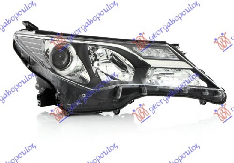 FAR ELEK. SA LED DNEVNIM SVETLOM (TYC) Desna str. TOYOTA RAV 4 (2012-2016) (OEM: 81130-42540, 8113042540)