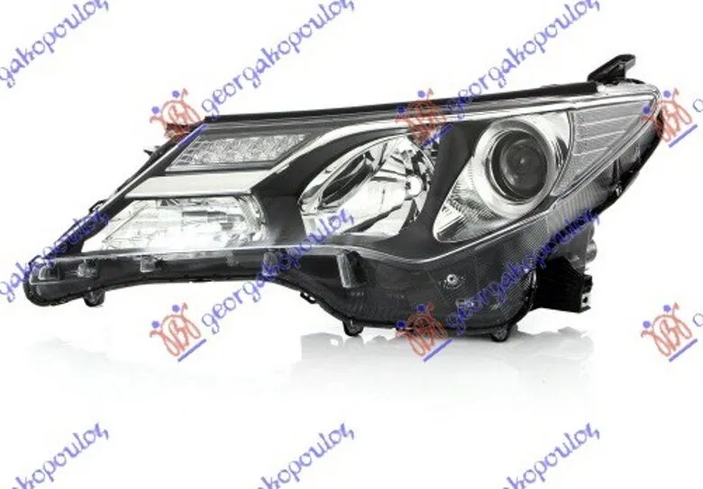 FAR ELEK. SA LED DNEVNIM SVETLOM (TYC) Leva str. TOYOTA RAV 4 (2012-2016) (OEM: 81170-42540, 8117042540)