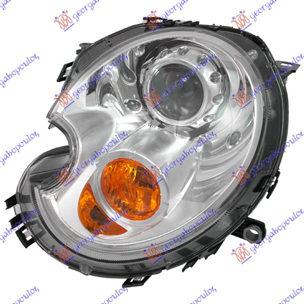 FAR XENON ZUTI MIGAVAC (TYC) Leva str. MINI CLUBMAN (R55) (2006-2010) (OEM: 63122754781, 63127269981)