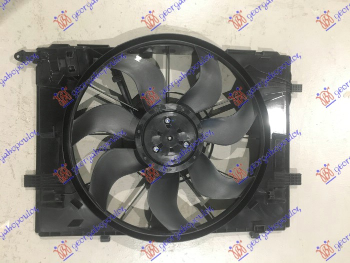 VENTILATOR KOMPLET BENZIN-DIZEL (4PIN) (480mm) MERCEDES E CLASS (C/A238) COUPE/CABRIO (2016-2020) (OEM: 0999061100, 0999061800)