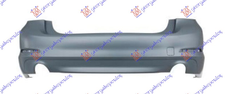ZADNJI BRANIK PRAJMER SDN (BASE) (2 OKRUGLA AUSPUHA) BMW SERIES 5 (G30/G31) (2016-2020) (OEM: 51127475591)
