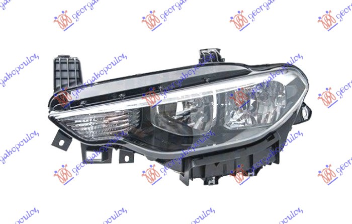 FAR ELEKTRICNI CRNI (H3/H15) (MARELLI) Leva str. FIAT TIPO (2016-2021) (OEM: 52113800, 52145171, 52214462)